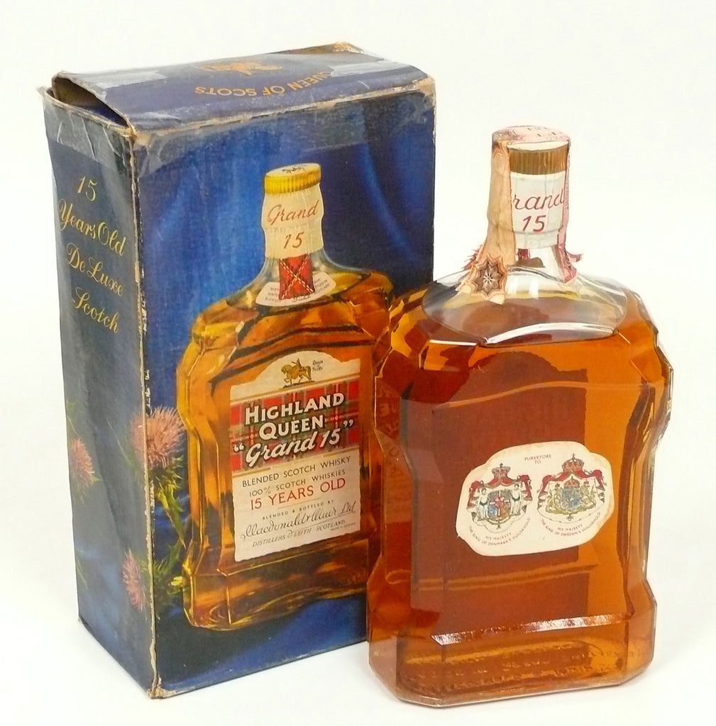Highland Queen “Grand 15” 15 Years Old Blended Scotch Whisky (Macdonal ...