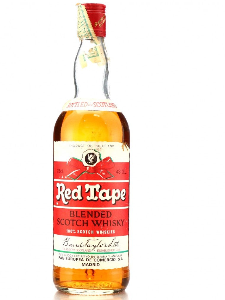 Red Tape Blended Scotch Whisky 1970’s – MyWhiskyJourneys