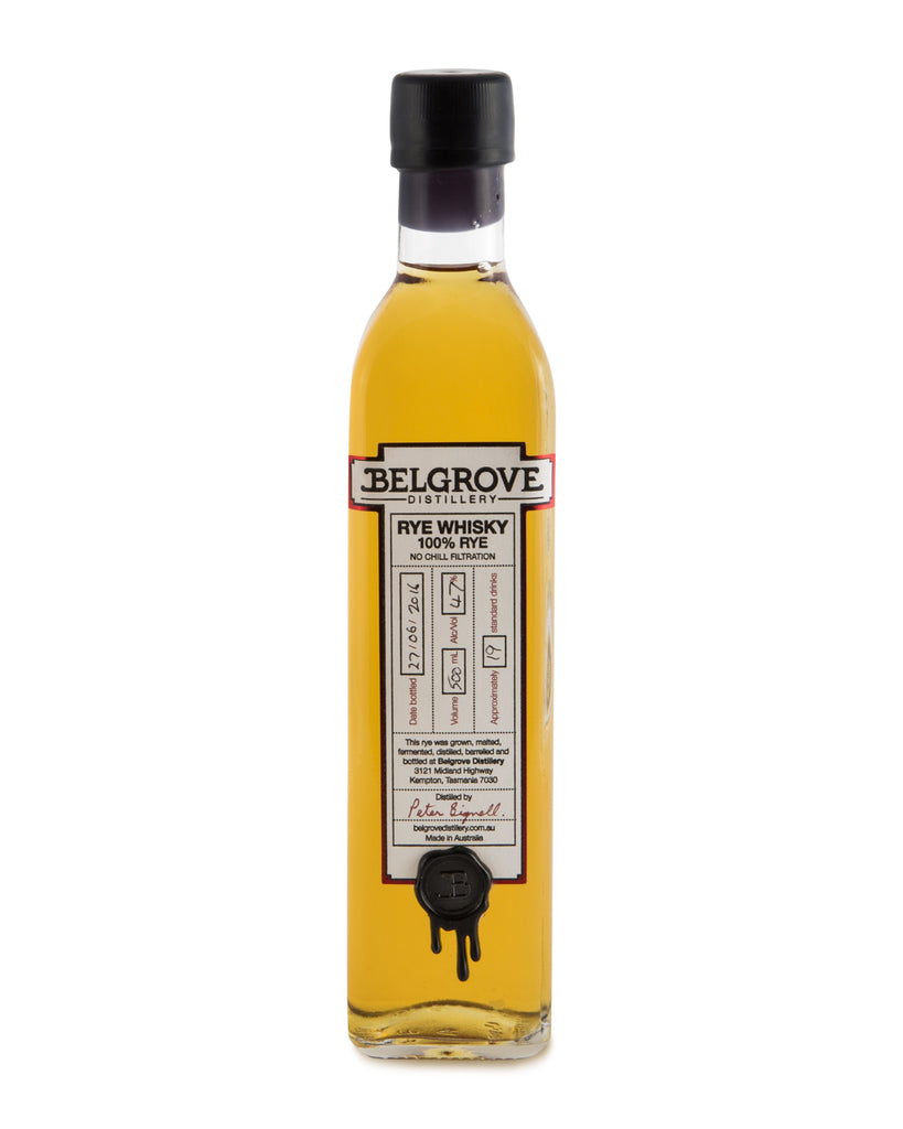 Belgrove 100% Rye Whisky 2016 - Historic – MyWhiskyJourneys