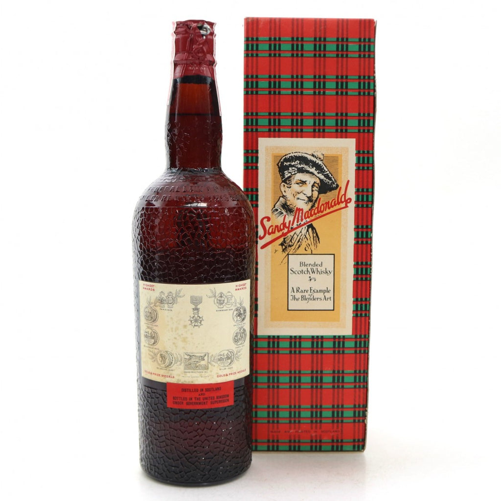 Sandy Macdonald Blended Scotch Whisky US Import 1950s with Original Bo ...