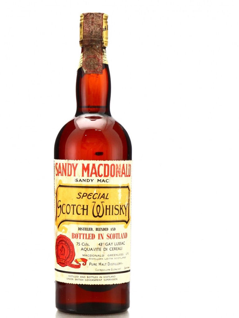 Sandy MacDonald Special Blended 1960’s – Italian Import – MyWhiskyJourneys