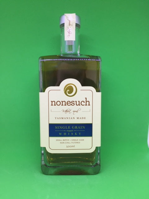 Nonesuch Cask 1 Tasmanian Made Single Grain Whisky - Historic ...